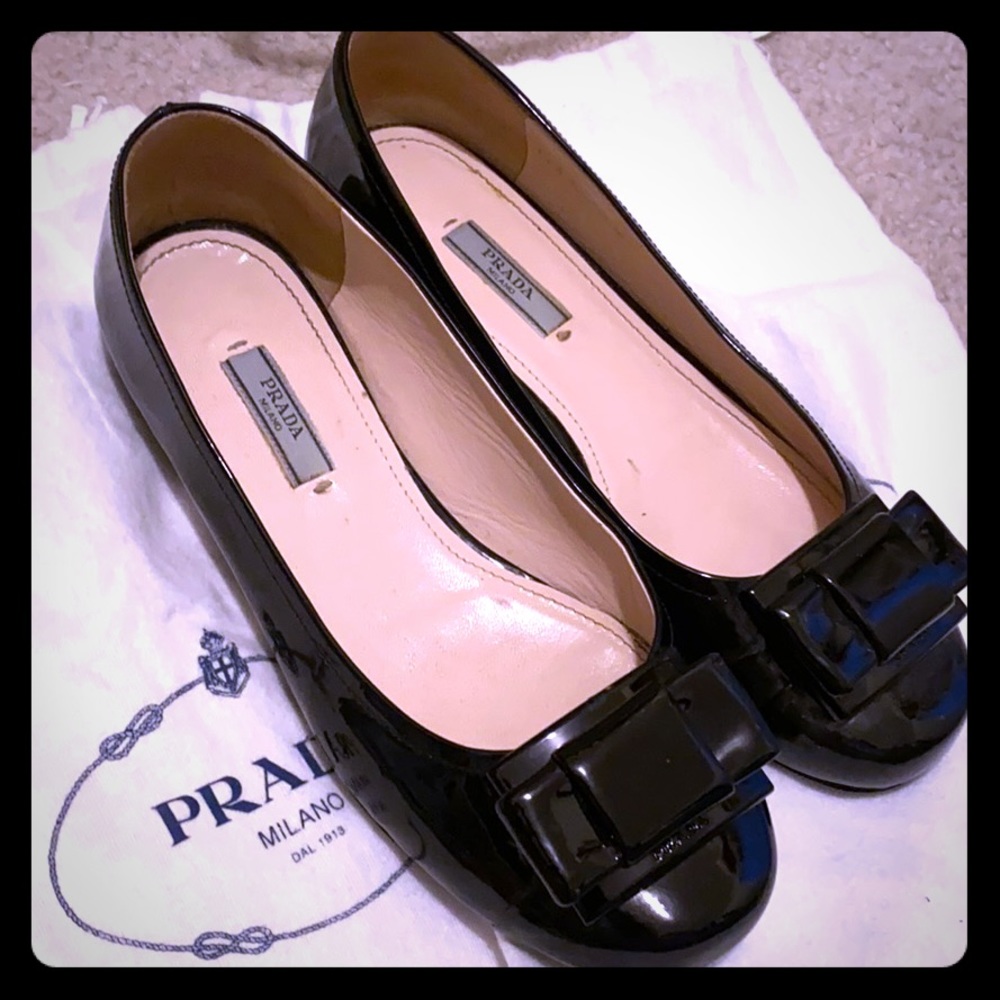 100% Authentic Prada Flats - Gem